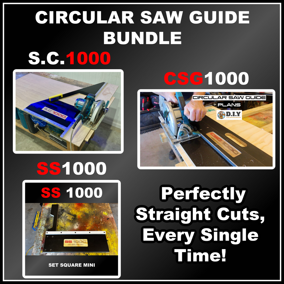 Circular Saw Guide Bundle Plans – DIY For Knuckleheads