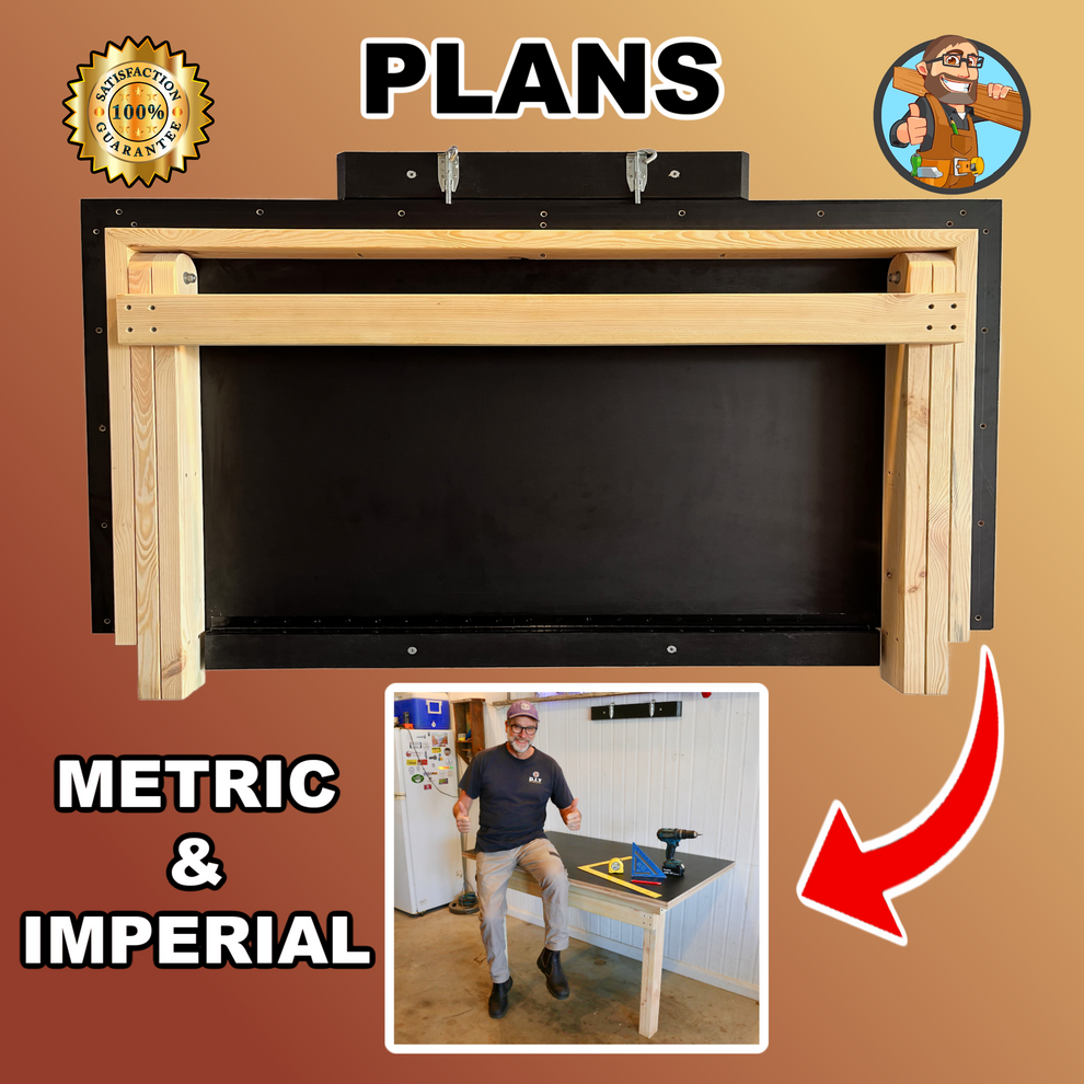 Fold Down Workbench Plans – DIY For Knuckleheads