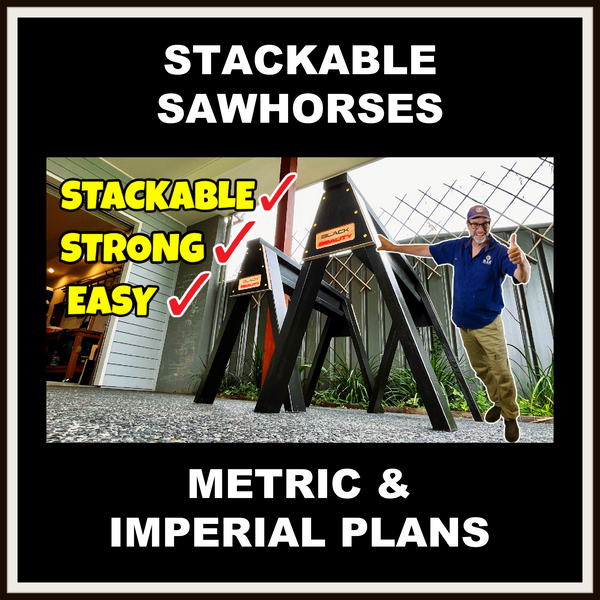 Stackable Sawhorse Plans – DIY For Knuckleheads