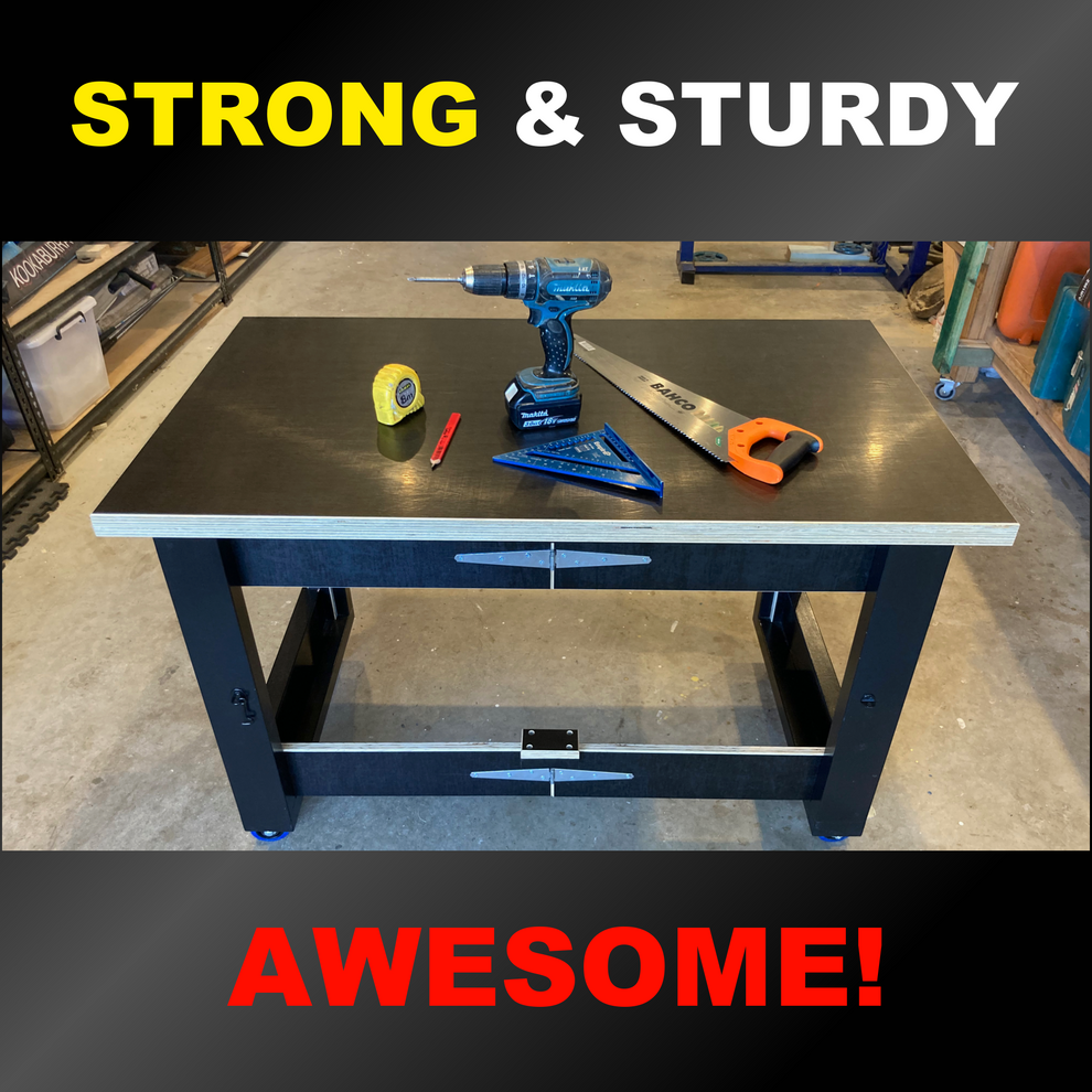 Folding Workbench Plans – DIY For Knuckleheads